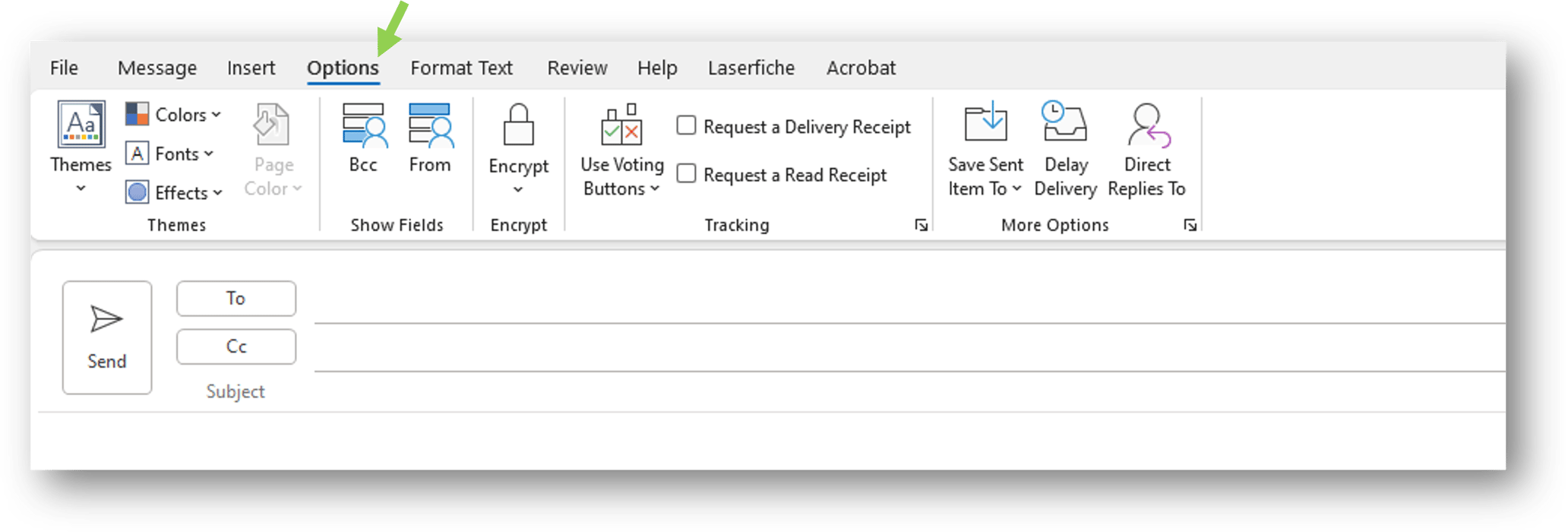 Secure Email Communication - Initiating a Message